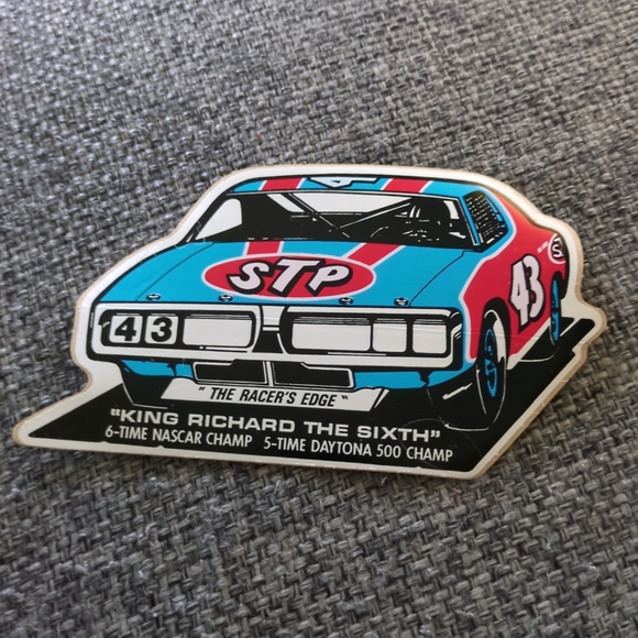 Other | Stp Sticker King Richard Petty The Sixth 6 X 3 12 Mint Nascar ...